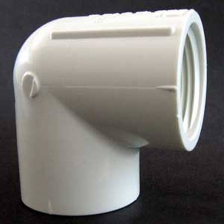 Ipex Pipe Elbow, 90 deg, 1/2 in, FPT x FPT, SCH 40, PVC - Castle Dale ...