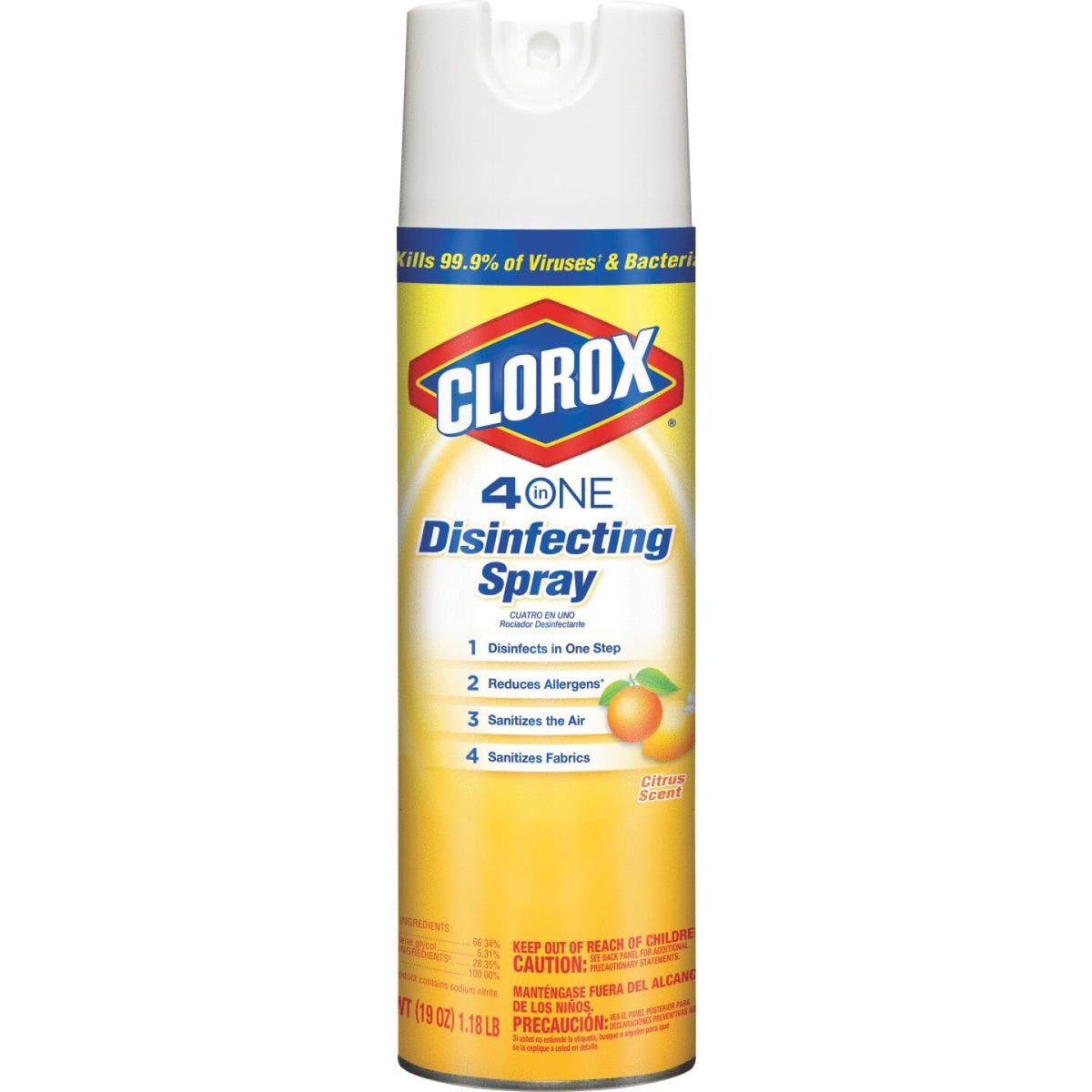 Clorox 19 Oz. 4-In-1 Citrus Disinfecting Spray - Castle Dale, Utah ...